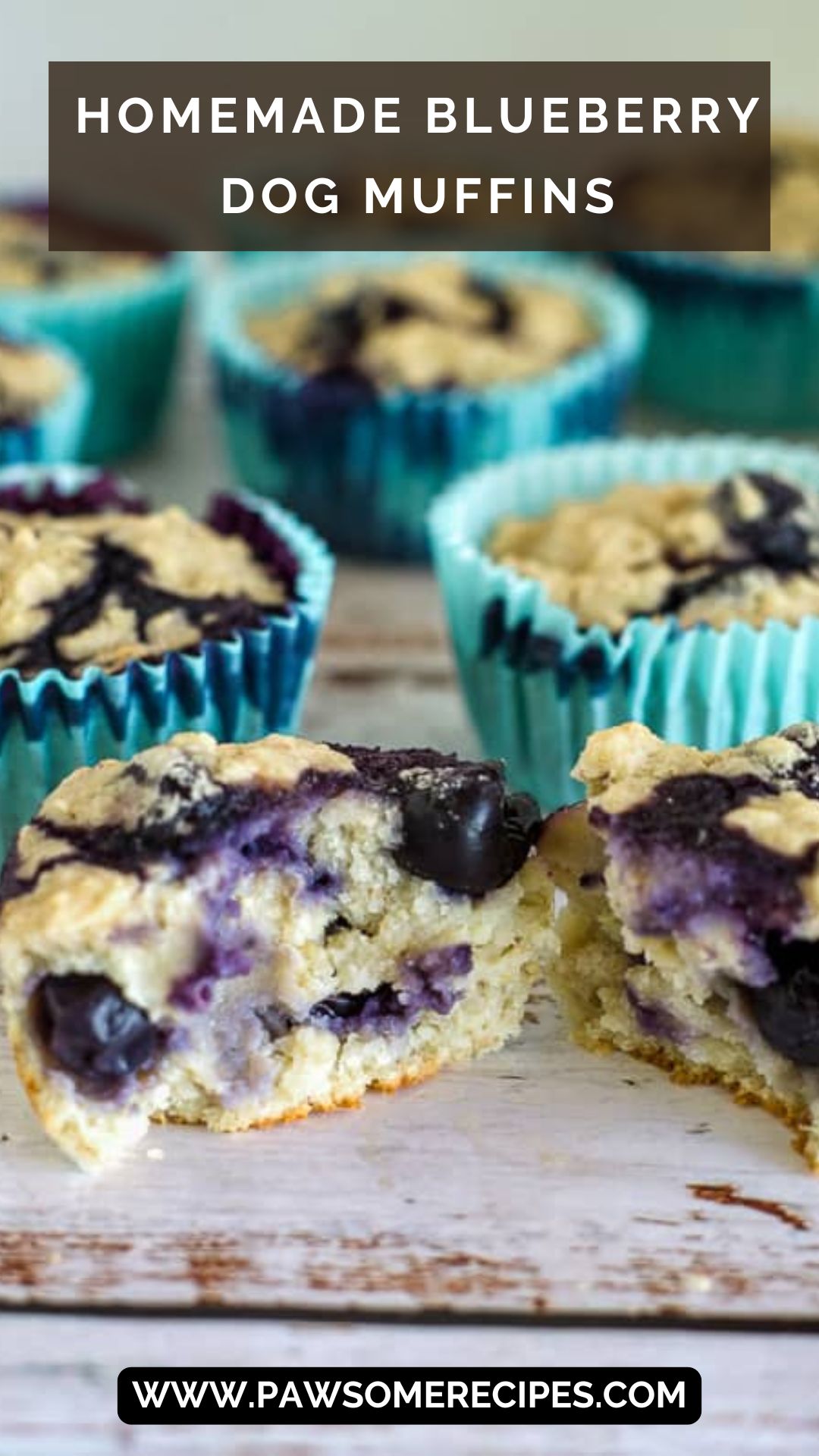 Homemade Blueberry Dog Muffins