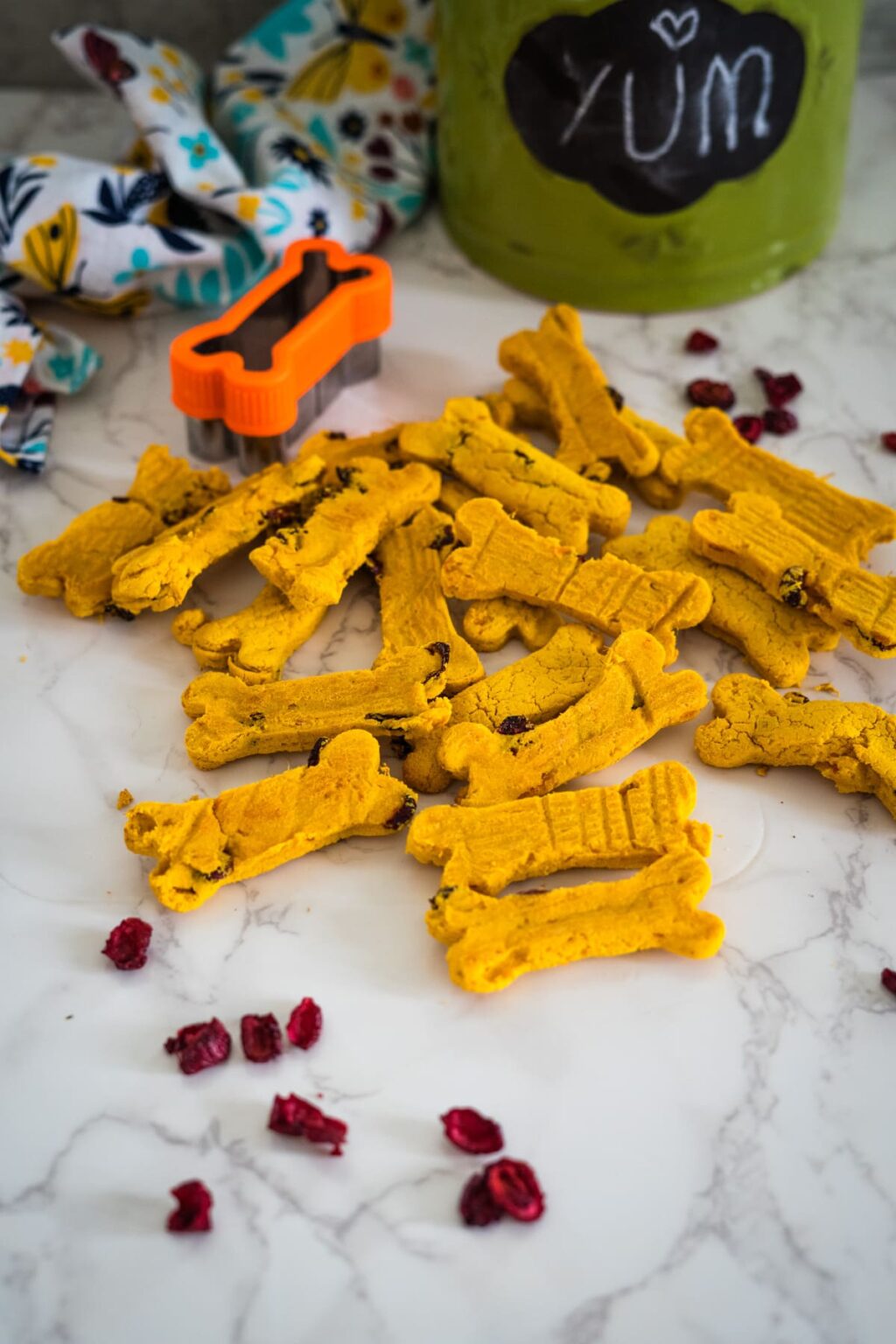 Cranberry Sweet Potato Treats for Dogs