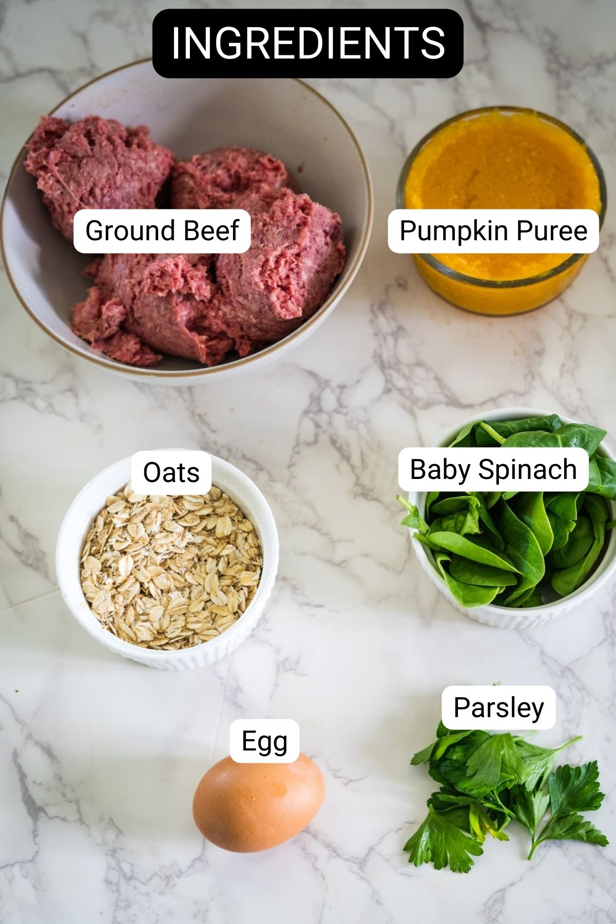 Beef Pumpkin Meatball Treats for Dogs