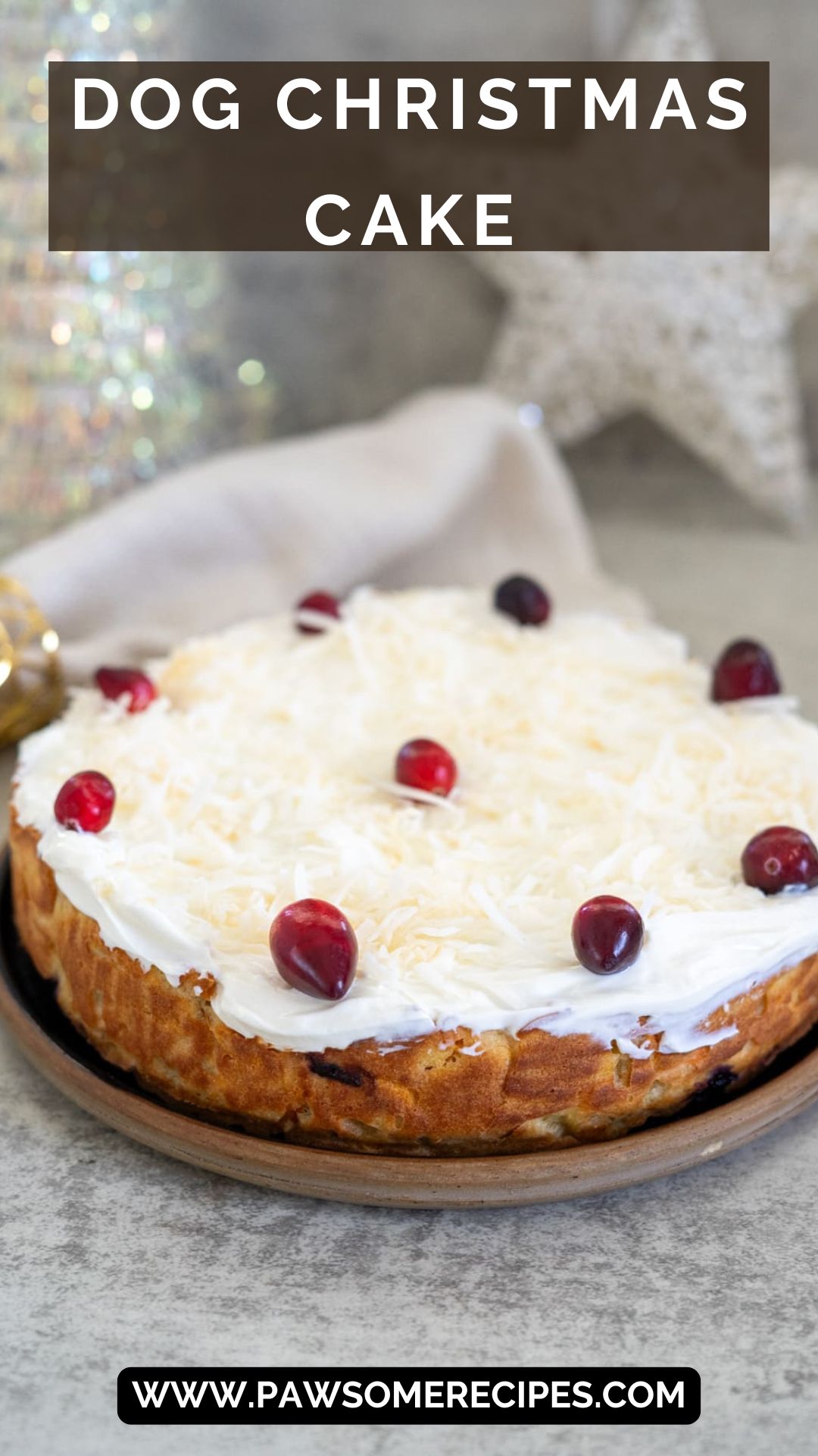 Dog Christmas Cake