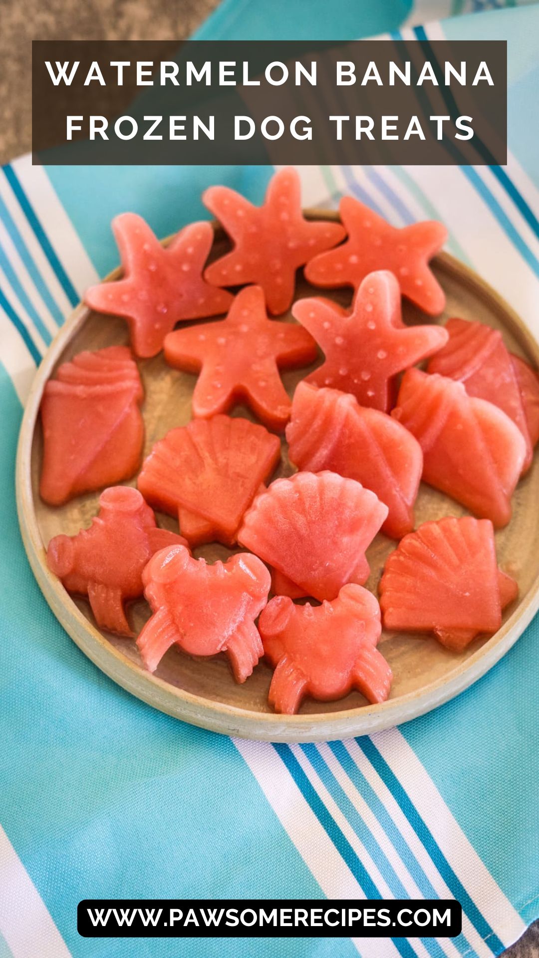 Watermelon Banana Frozen Dog Treats