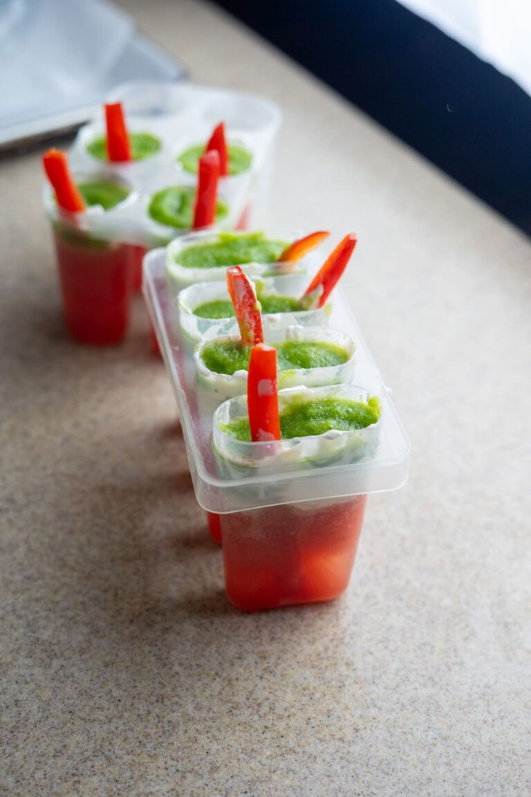 Frozen Watermelon Cucumber Dog Treats