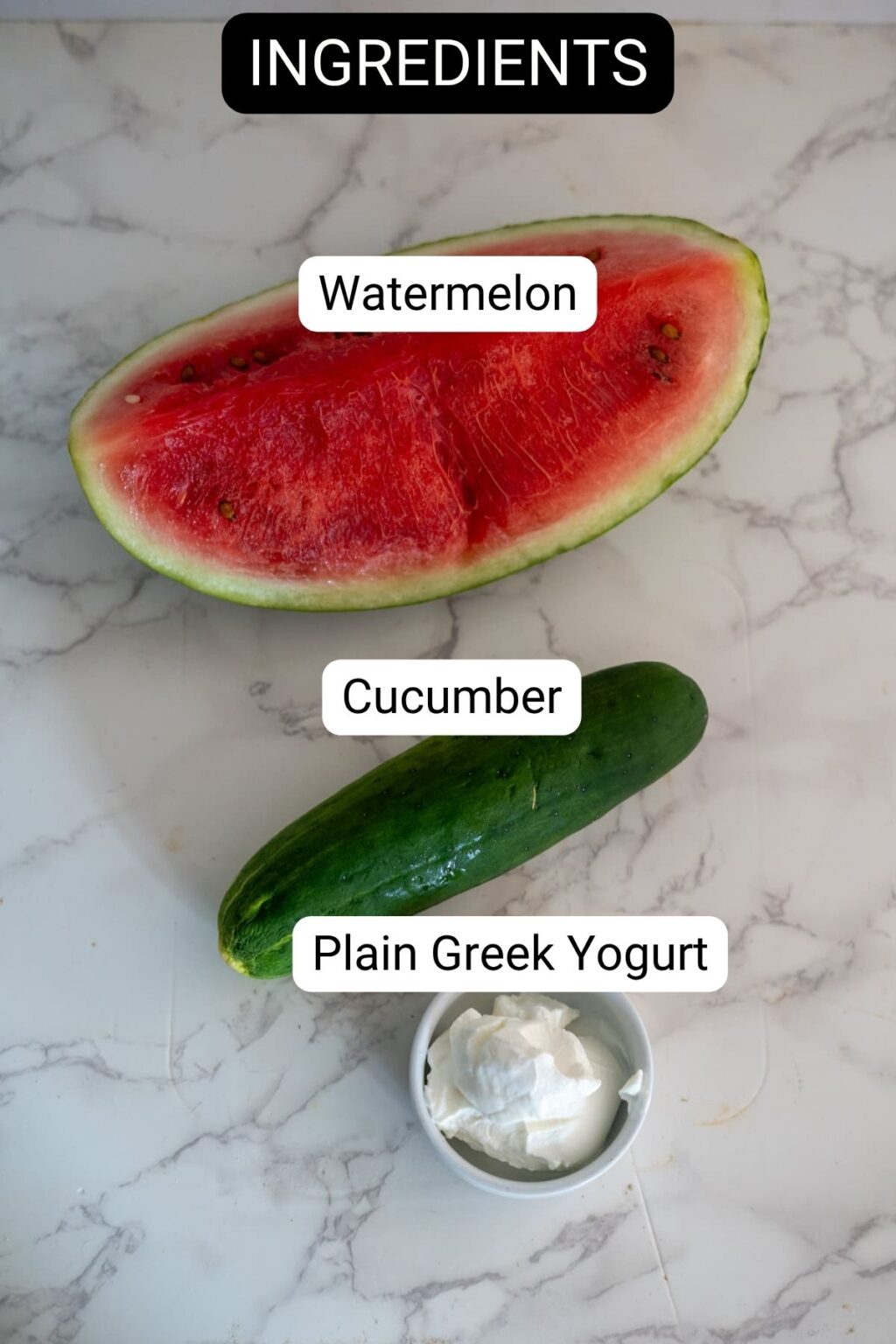 Frozen Watermelon Cucumber Dog Treats