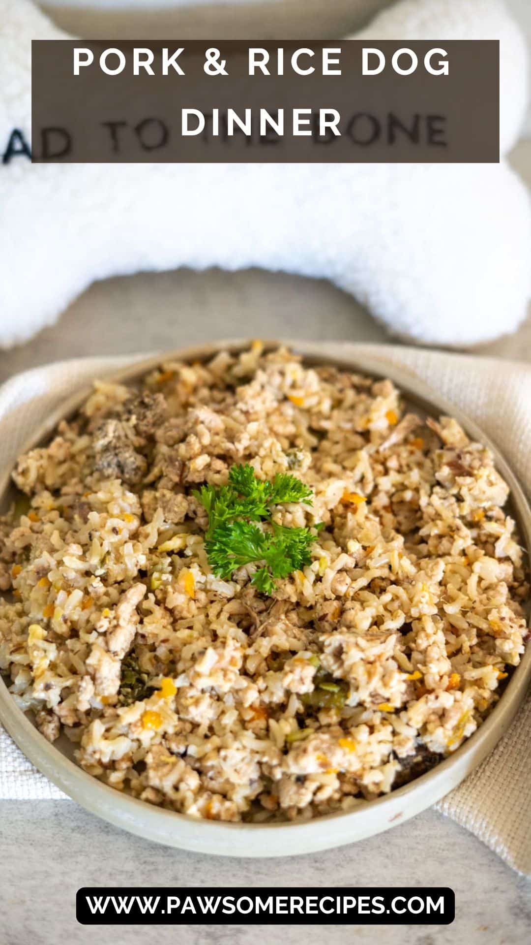 Pork and Rice Dog Food